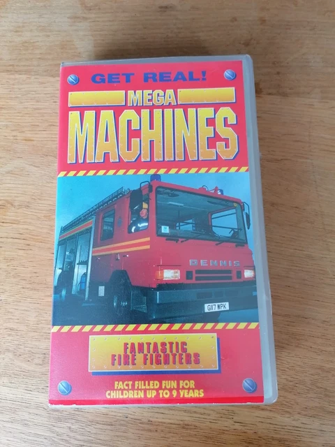 FIRE ENGINES VHS Video for Children up to 9 years old – Mega Machines £2.00 - PicClick UK