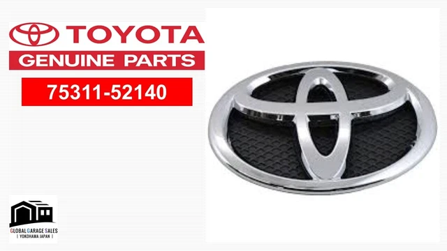 TOYOTA OEM 75311-52140 Yaris Hatchback Front Radiator Grille Logo ...