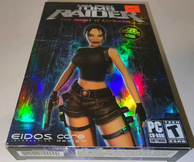 TOMB RAIDER THE Angel of Darkness PC Laura Croft Eidos NTSC MEDIUM BOX ...