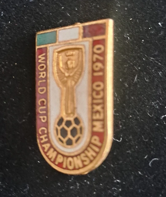RARE VINTAGE MEXICO 1970 WORLD CUP FINALS 1970s PIN BADGE RARE FIND L ...
