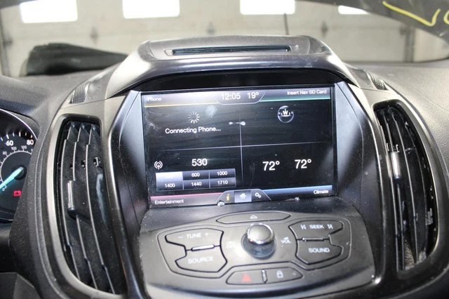 USED INFOTAINMENT DISPLAY fits: 2015 Ford Escape display center dash 8 ...