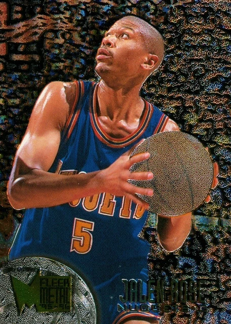 JALEN ROSE 1995-96 Fleer Metal #27 Denver Nuggets NBA Basketball EUR 2 ...