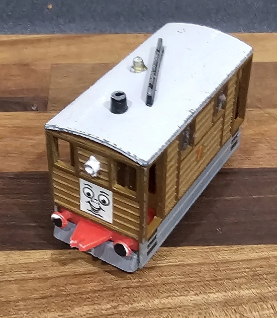 THOMAS & FRIENDS Railway ERTL Toby Train Diecast Metal Tank Engine 1989 ...