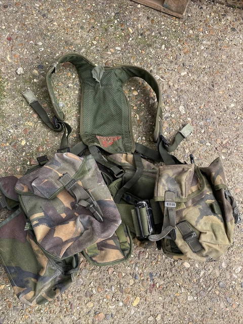 BRITISH ARMY DPM Webbing Set With Yoke - Multiple Pouches £40.00 ...