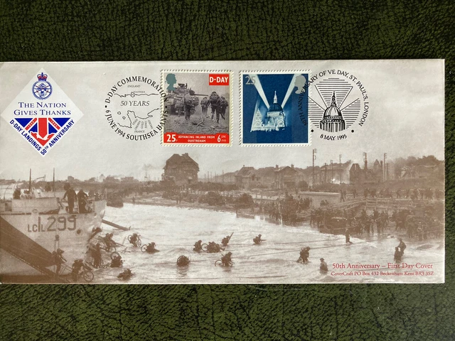 RAF COVER - D-Day, Operation Overlord WW2, 50th Anniversary - Normandy ...