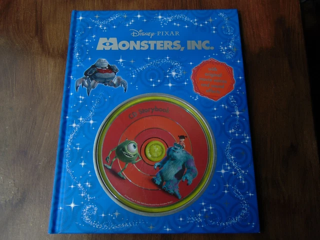 DISNEY PIXAR **MONSTERS, INC** Storybook with CD HB Book Audio original ...