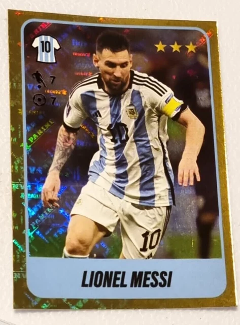 LIONEL MESSI PANINI Parallel Futbol Argentino 2023 Premier autocollant ...