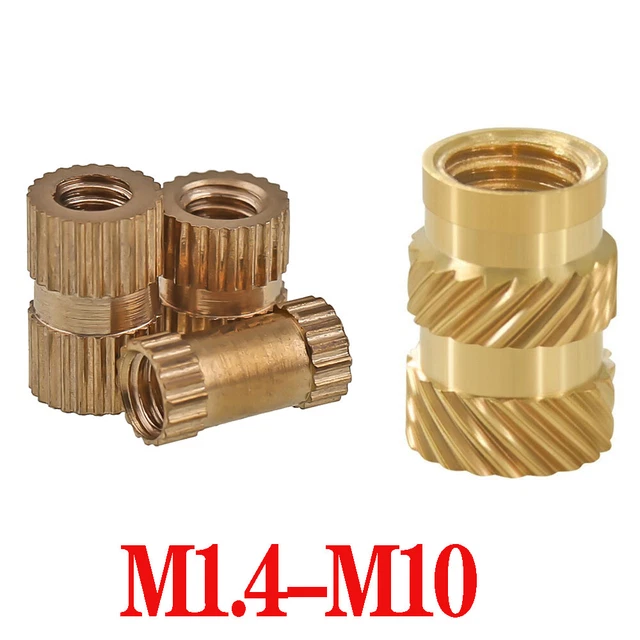 RÄNDELMUTTER GEWINDEEINSATZ EINPRESSMUTTER Einschlagmutter M1.4 M1.6 ...