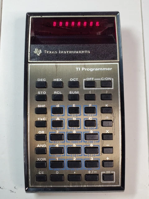 TEXAS INSTRUMENTS TI Programmer Vintage Calculator - Working $34.00 ...