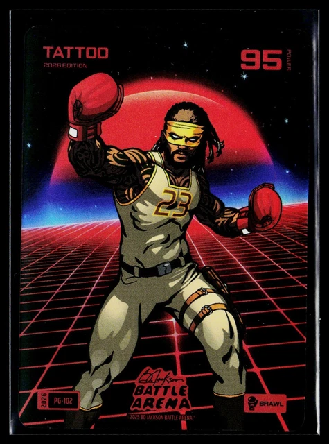 2026 BO JACKSON Battle Arena 231 Tattoo Fernando Tatis Jr POWER GLOVE ...