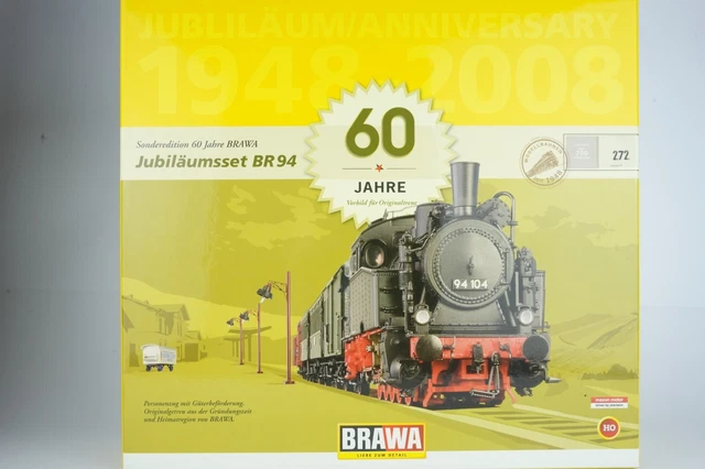 BRAWA 45975 H0 Jubiläums-Set BR 94 Sonderedition 60Jahre Brawa EUR 399 ...