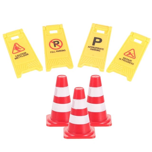 SMALL KIDS TRAFFIC Signs Kids Road Sign Toys Miniature Traffic ...