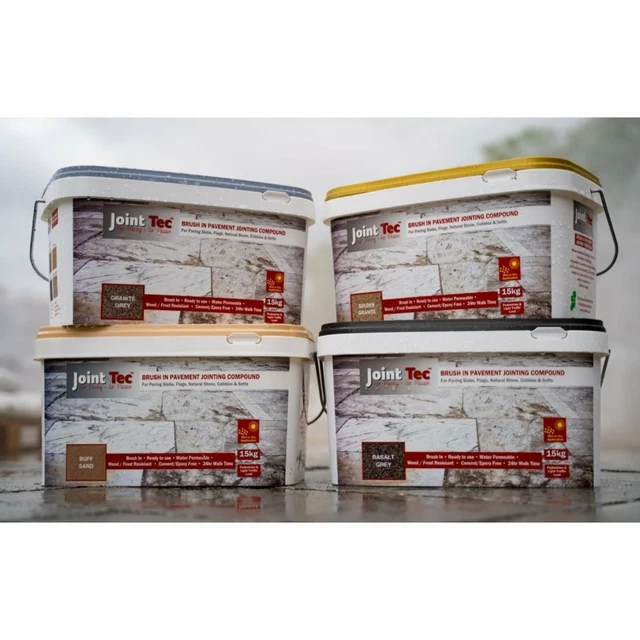 JOINT TEC EASY Jointing Compound Patio Pointing Paving Mortar Brush In ...