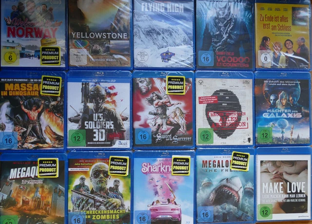 BLU-RAY FSK 0-16 Konvolut Sammlung Filme 10 Stück Neu Blu-ray Video 10 ...