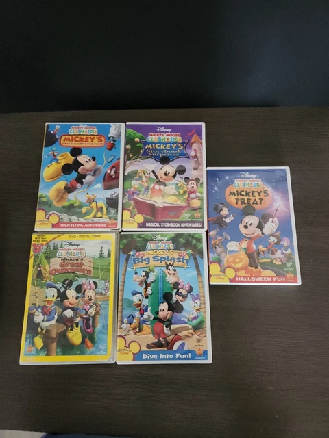 MICKEY MOUSE CLUBHOUSE Disney Junior DVD Lot Of 5 Minnie Mouse Donald ...