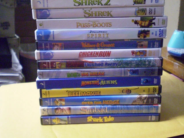 (23) DREAMWORKS CHILDREN'S DVD Lot: Home Boss Baby Croods Madagascar ...