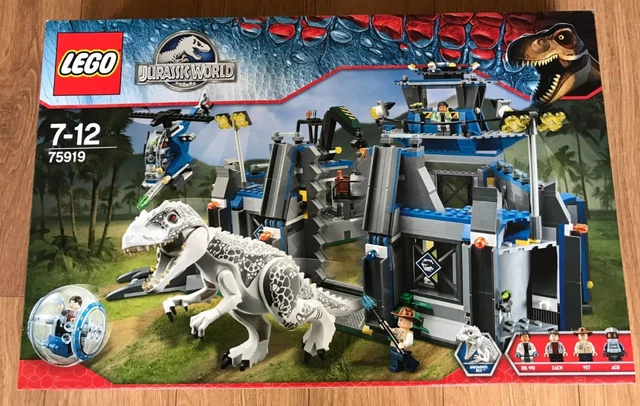 LEGO 75919 JURASSIC World Indominus Rex Breakout 1156 pcs 7-12 New lego ...