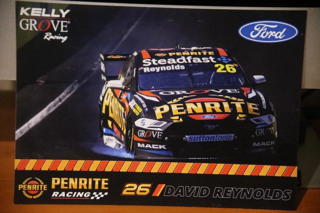 DAVID REYNOLDS #26 Penrite/Kelly Grove Racing Ford V8 Supercar Driver ...