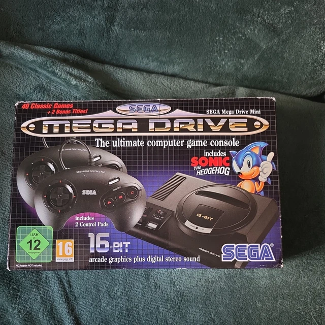 SEGA MEGA DRIVE Mini Console Classic Complete With in Box - Tested ...