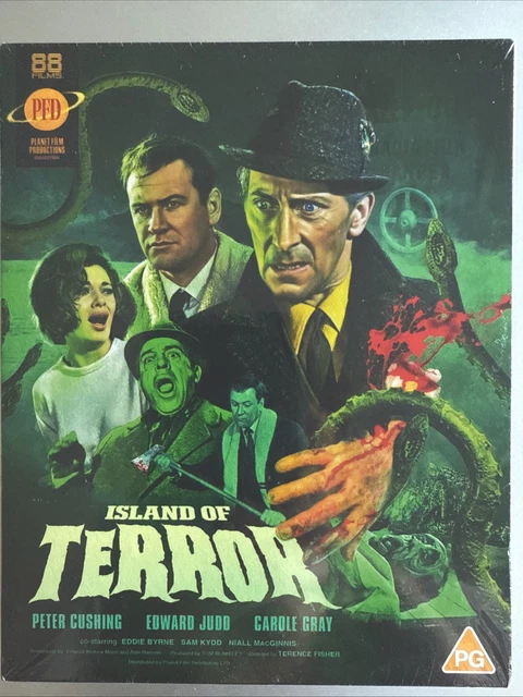 ISLAND OF TERROR Blu-Ray Peter Cushing 1966 88 Films New + Sealed ...