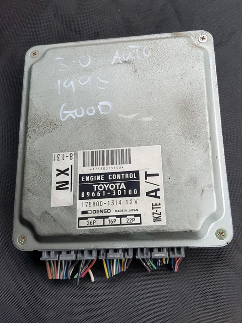TOYOTA HILUX SURF Engine control ECU 1KZ-TE 89661-3D100 3.O KZN130 1994 1995 £200.00 - PicClick UK