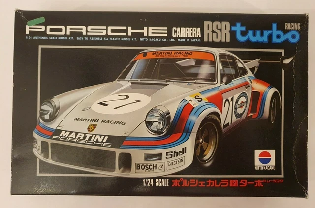 NITTO KAGAKU PORSCHE RSR TURBO RACING MOTORIZED MODEL KIT 1/24 No. 565 ...