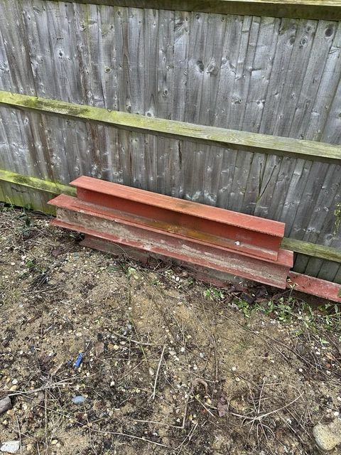 STEEL RSJ BEAM UB Structural S355 Metal - 1.3m X 0.155m Universal Red Oxide Mild £30.00 ...