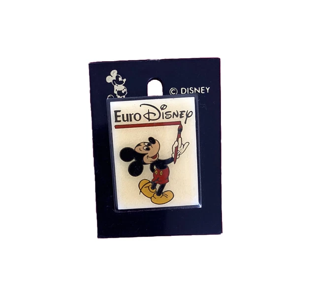 VINTAGE DISNEY EURO Disney Mickey Mouse Pin Badge 1990s £9.99 - PicClick UK