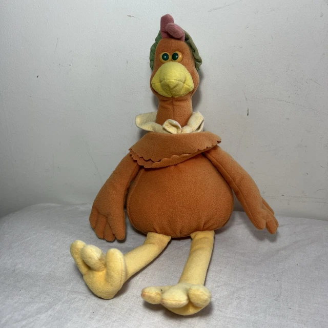 VINTAGE CHICKEN RUN Ginger Soft Plush Toy 1999 Dreamworks 10” £14.99 ...