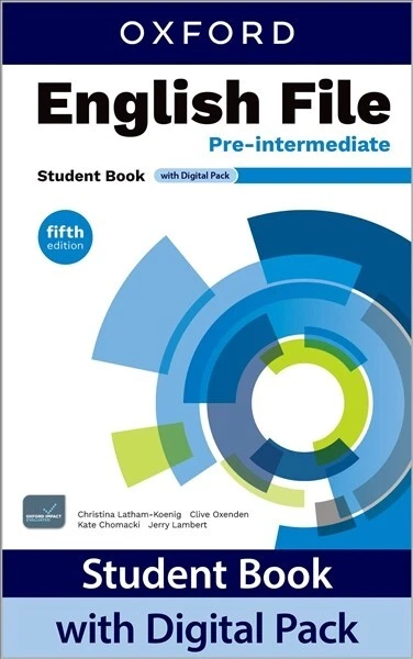 ENGLISH FILE PRE-INTERMEDIATE STUDENT BOOK 5th Edition with Digital ...