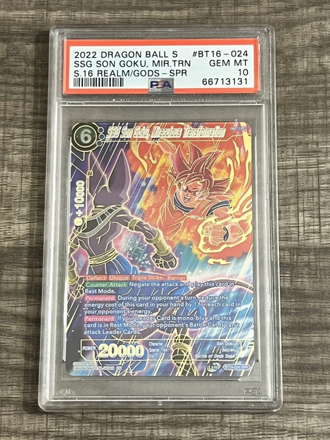 2022 DRAGON BALL Super SSG Son Goku Transformation #BT16-024 PSA 10 EUR 55,09 - PicClick FR
