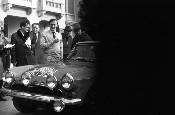 PETER HARPER & Ian Hall Sunbeam Tiger Monte Carlo Rally 1965 Old Racing ...