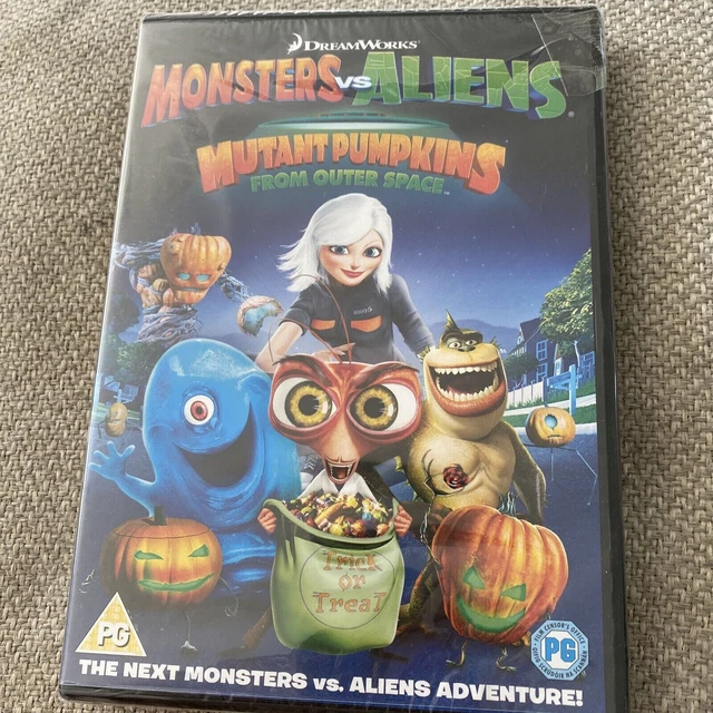 🌈MONSTERS VS ALIENS- MUTANT PUMPKINS-DVD-BRAND NEW SEALED- Family Xmas ...