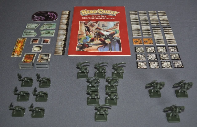 HERO QUEST MB Erweiterung # Karak Varn # 100% Vollständig! Unbemalt ...