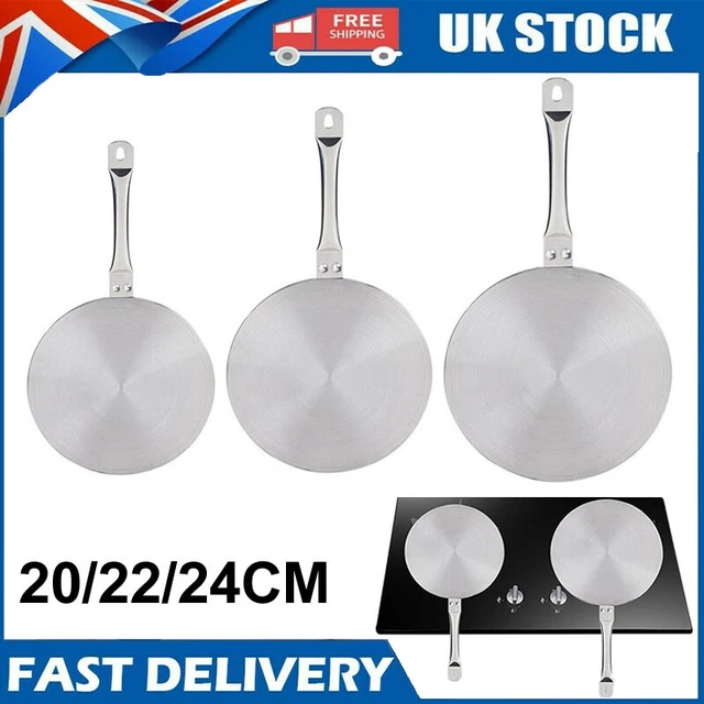 INDUCTION DISC HOB Converter Adapter Heat Diffuser Gas Electric Cooker ...