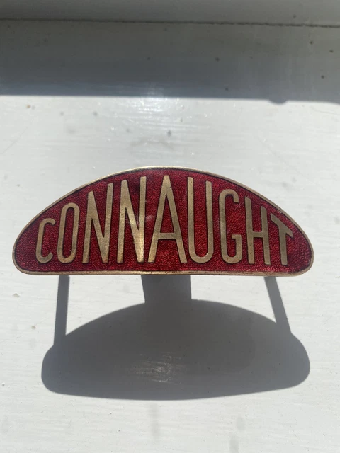 VINTAGE EARLY CONNAUGHT Enamel Car Radiator Badge Emblem Mascot ...