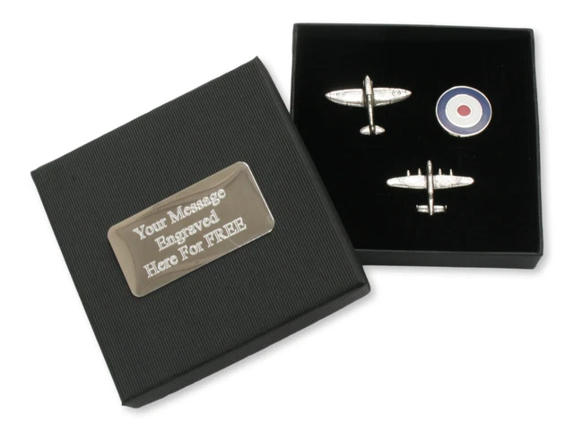 RAF ICONS CUSTOM Gift Box Featuring Set of 3 Lapel Pins Spitifre ...