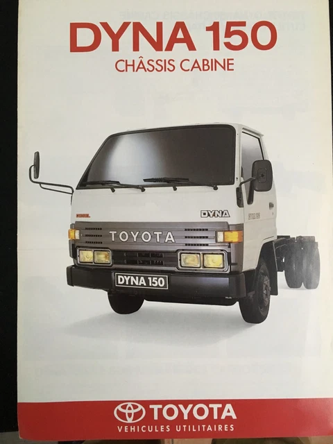 CATALOGUE / BROCHURE TOYOTA DYNA 150 de 1990 -- EUR 1,34 - PicClick FR
