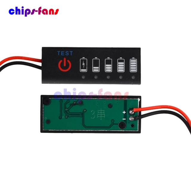 3.7V-29.4V 1S-7S BATTERY Level Indicator 18650 Lipo Li-ion Capacity ...
