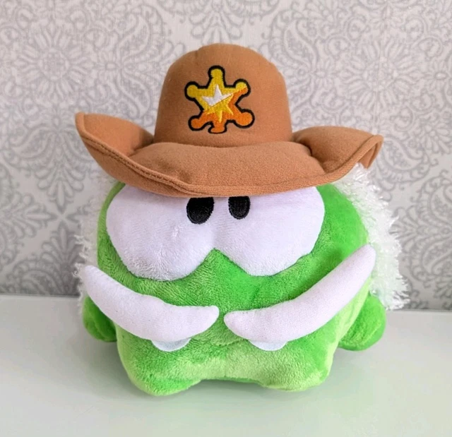 21CM VGC RARE SHERIFF NOM. Cut The Rope Om Nom Stuffed Animal Plush ...