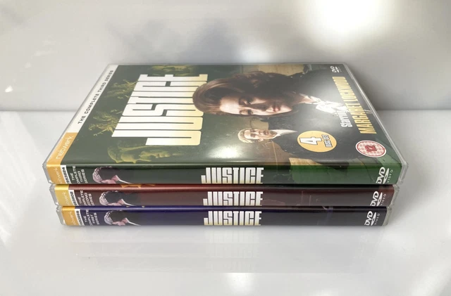 RARE DVD BOX Sets - JUSTICE - The Complete Season / Series 1-3 - TV ...