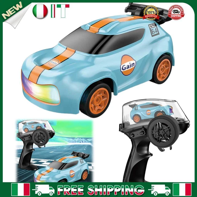 - 1/64 RC Drift Car 2.4GHz 4WD Remote Control Car with LED Lights for ...