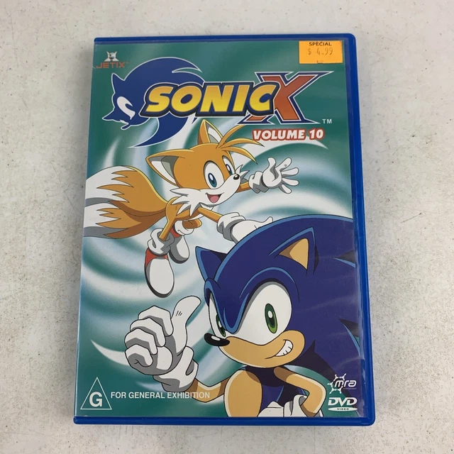 SONIC X VOL 10 DVD PAL Anime Sonic The Hedgehogs Free Tracked Postage ...