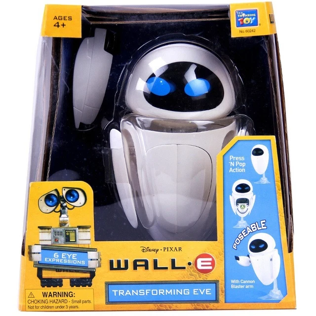 DISNEY PIXAR WALL-E 3" Thinkway Toys Wall-E Robot Figure NIB (60217) EUR 11,09 - PicClick FR
