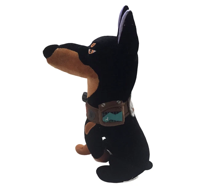 DISNEY STORE PIXAR Up Alpha Dog Talking Plush Doberman PINSCHER Plush ...