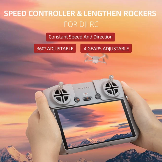 FR JOYSTICK FITMENTS with Thumb Rocker Speed Controller Kits for DJI RC ...