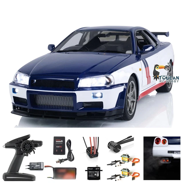 CAPO R34 1/8 Metal RC Racing Car 4WD 4x4 High Speed RTR Drift Cars ...