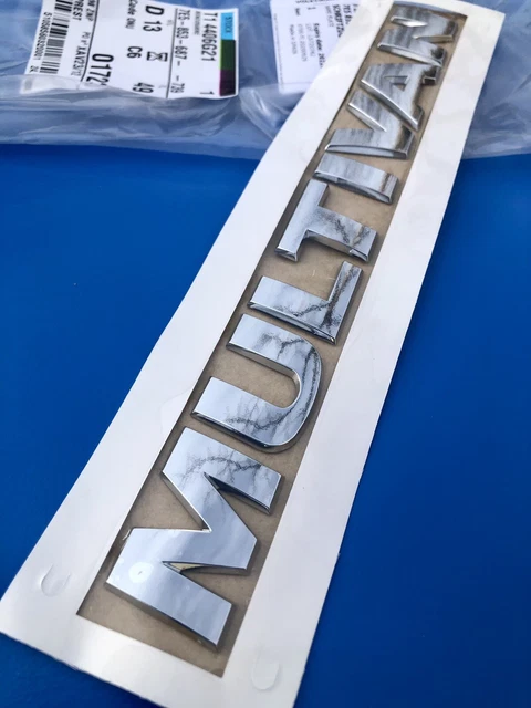 ORIGINAL VW T5 T6 Multivan Schriftzug hinten Logo Emblem Chrom ...