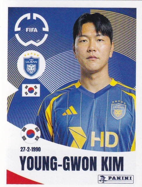 PANINI 2025 FIFA Club World Cup 25 Sticker No. 375 Young-Gwon Kim £1.20 ...