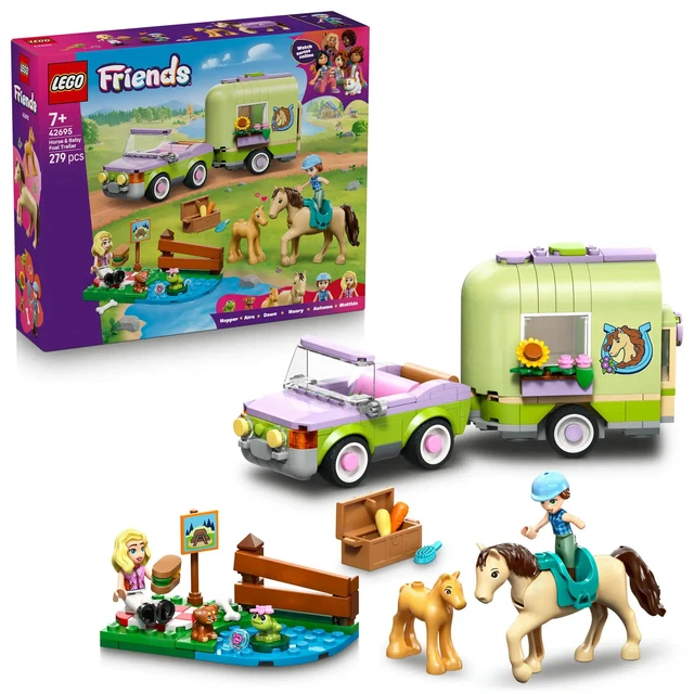 LEGO FRIENDS PRZYCZEPA z koniem i źrebaczkiem 42695 LEGO £33.25 ...